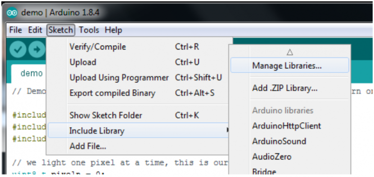Buscar la librería Adafruit Fingerprint Sensor Library e instalarla: